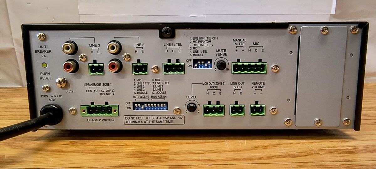 TOA A-712 9-Channel, 120 Watt Mixer Amplifier, 44% OFF