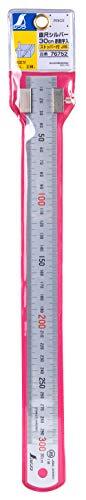 Shinwa Ruler Straight Scale With Stopper Silver 300mm 30cm 76752 Free ...