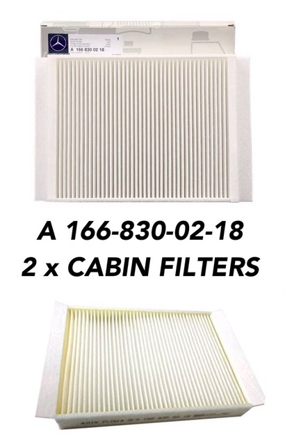 Genuine MERCEDES BENZ Interior Cabin Air Dust Filter A1668300218 for ...