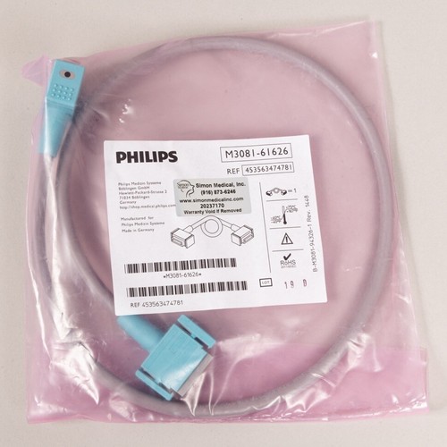 Philips IntelliVue M3081-61626 Interface Cable For M8023A X2 X3 MX100 ...