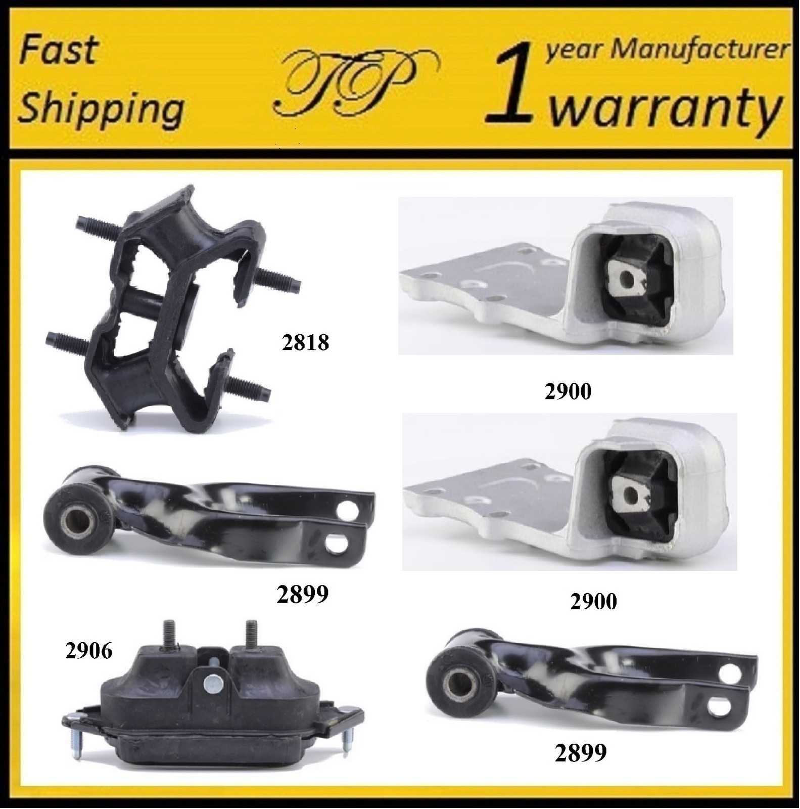 6 PCS MOTOR & TRANS MOUNT FOR 2006 Buick Rendezvous 3.5L & 3.6L | eBay