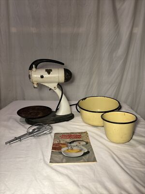 Antique Sunbeam Automatic S Mixmaster Model 9 With Booklet Tested ...