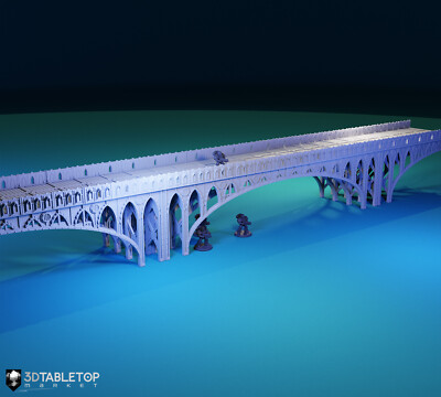 40K Terrain - Elevated Bridge Platform (0.5 meters) . Kill Team ...