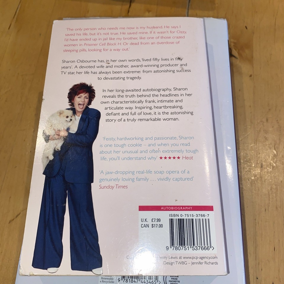 3 Books On Black Sabbath/Ozzy Osbourne/Sharon Osbourne | eBay UK