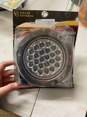 Grand General 78241 4” Pearl LED Light – Amber / Clear – Free U.S ...