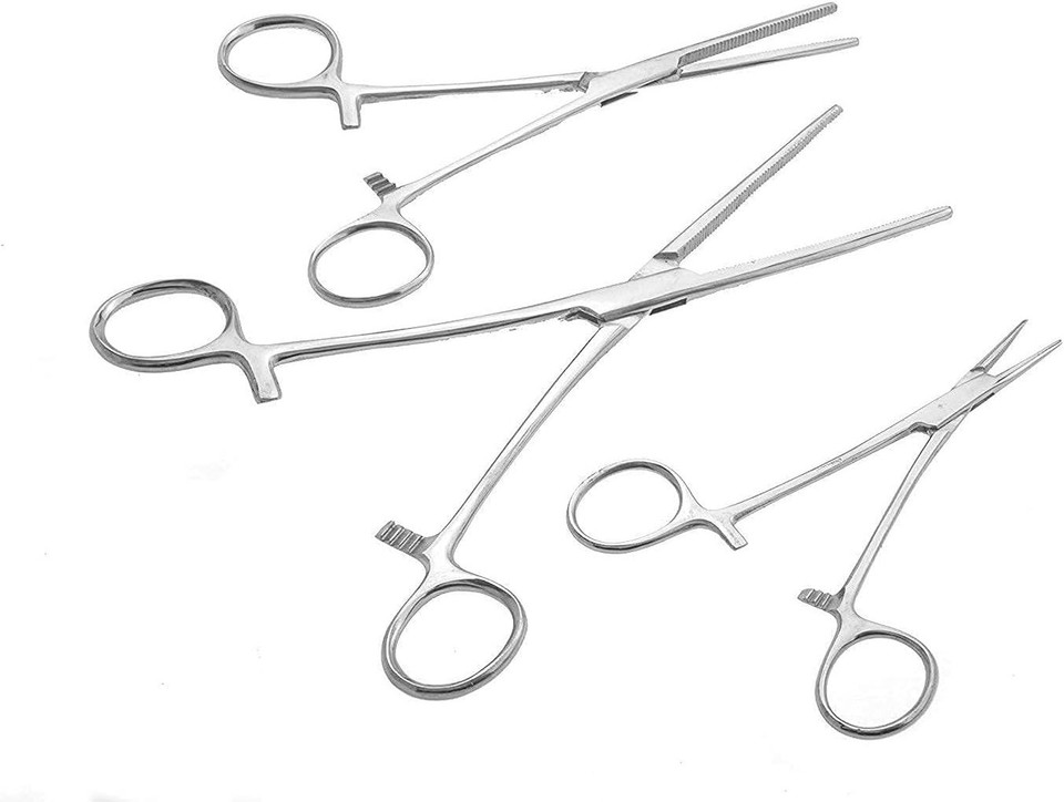 Ultimate 6-Piece Hemostat Forceps Set - Versatile Stainless Steel ...