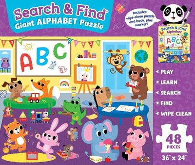 Book & Puzzle Alphabet (48 Piece Puzzle): Book and Puzzle Set by ...