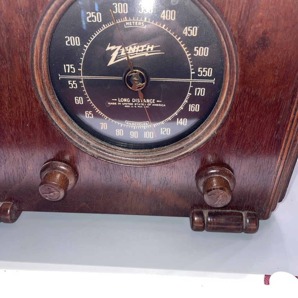 Zenith Dial Model 5-R-216 Long Distance AM Tube Radio CA 1937 This ...