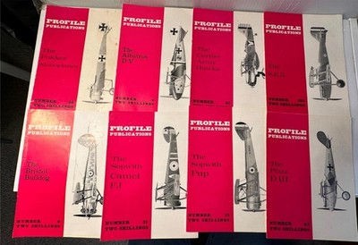 Lot of 8 Profile Publications Magazine Lot Different Aircraft From UK ...