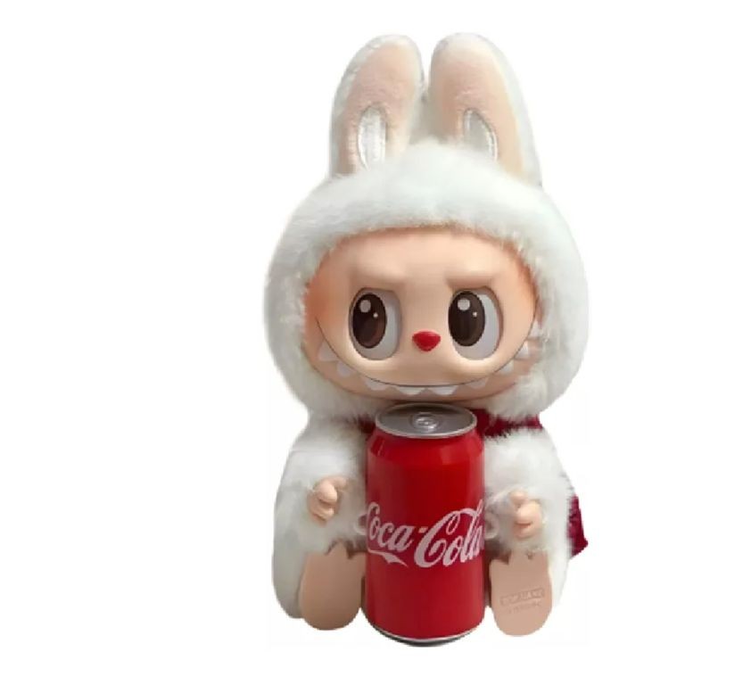Labubu Vinyl Figure – Coca-Cola Inspired DUPE (No Original Packaging ...