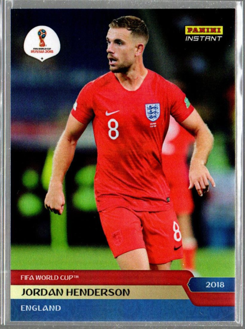 2018 Panini Instant World Cup #260 Jordan Henderson/134* | eBay