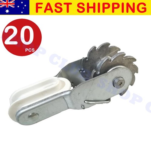 20 X PORCELAIN INSULATED INLINE WIRE RATCHET STRAINER PERMANENT ...