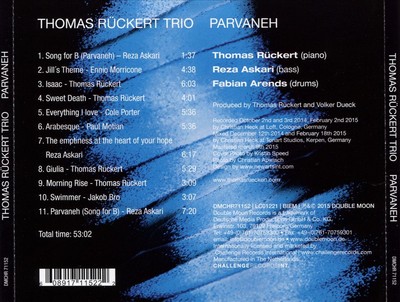 THOMAS RÜCKERT TRIO PARVANEH NEW CD 608917115222| eBay