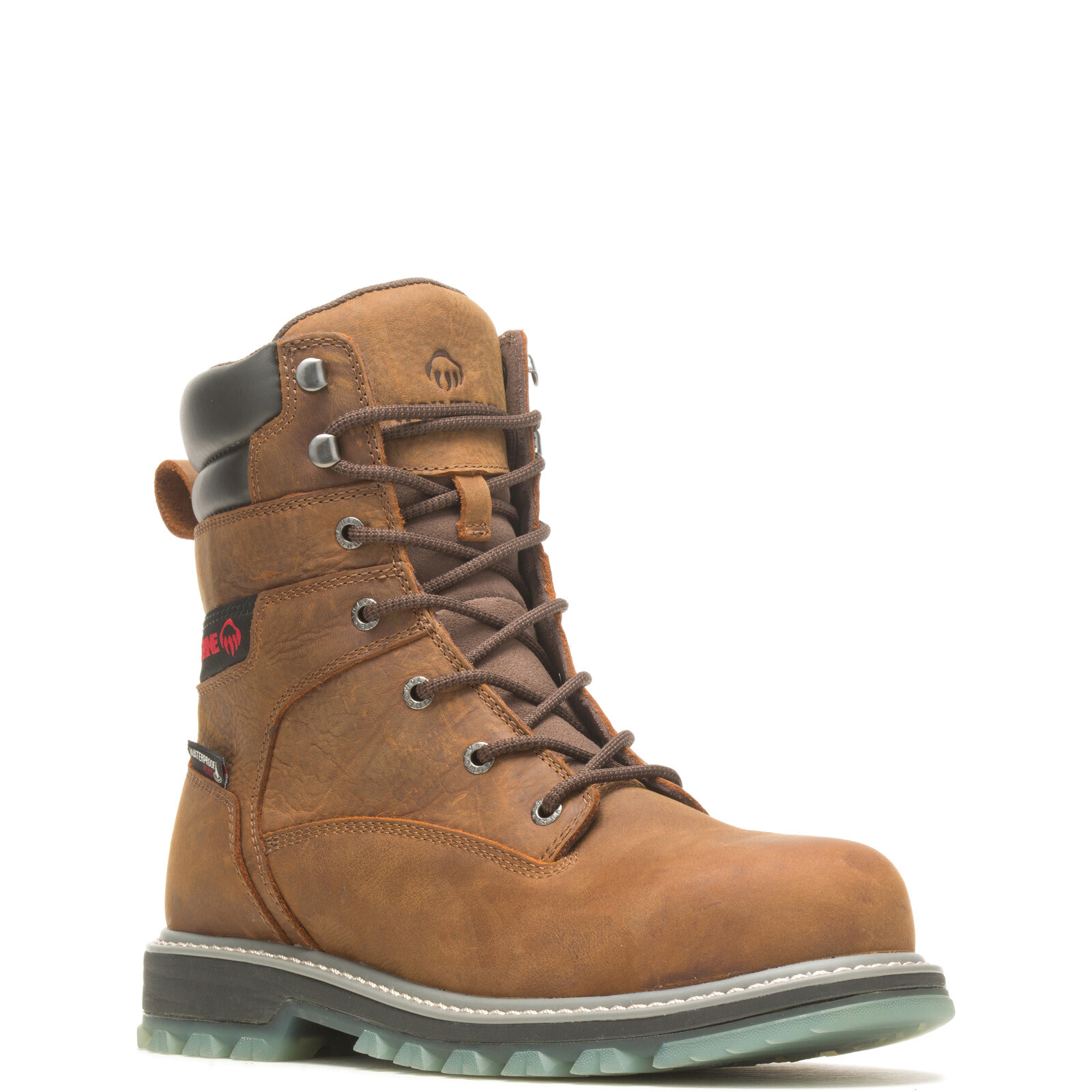 Wolverine Floorhand LX Waterproof Steel Toe 8" W231022 Mens Brown Work ...