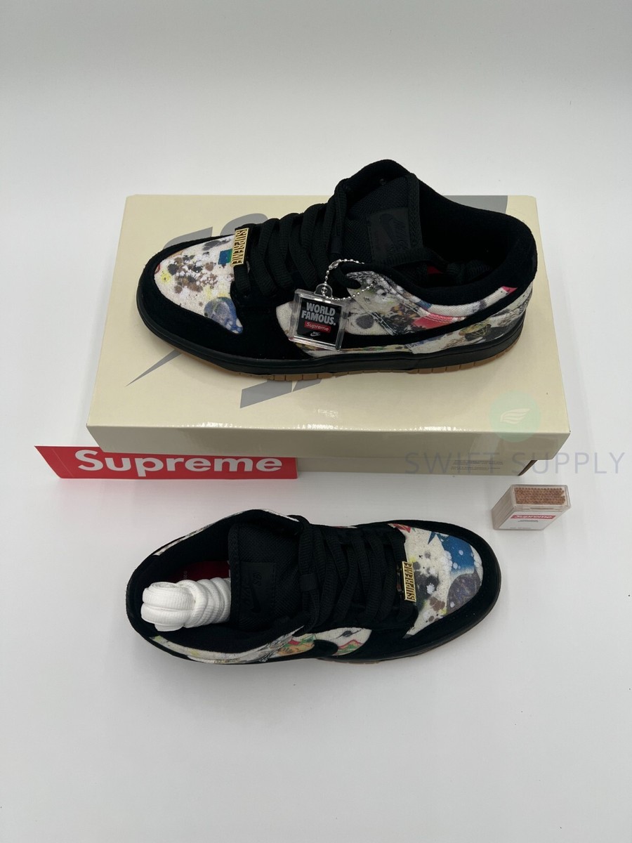 Size 9 - Nike SB Dunk Low x Supreme Rammellzee for sale Size 9 - Nike SB Dunk Low x Supreme Rammellzee for sale