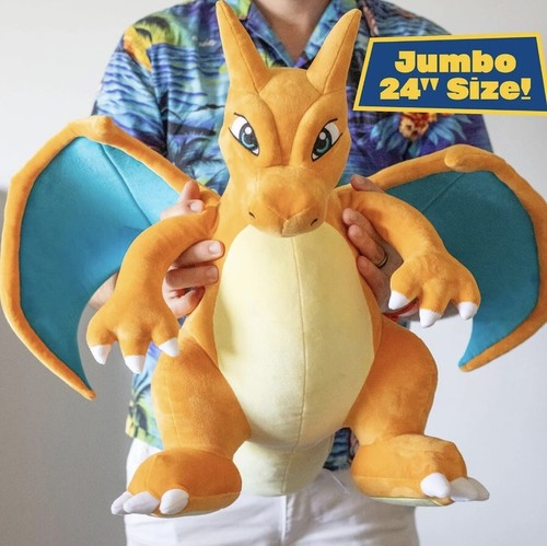 Pokemon Charizard Plush - 24" inch Ultra Soft Plush with Authentic ...