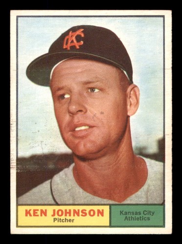1961 Topps Baseball #24 Ken Johnson EX/MT *e2 | eBay