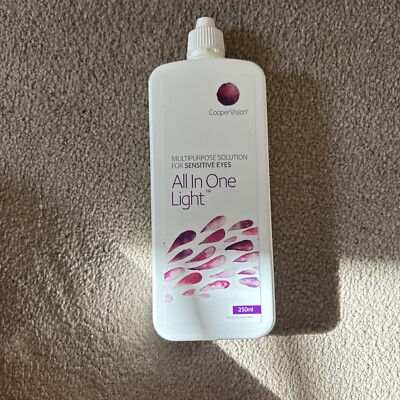 Coopervision All In One Light Multipurpose Contact Lens Solution 250ml ...