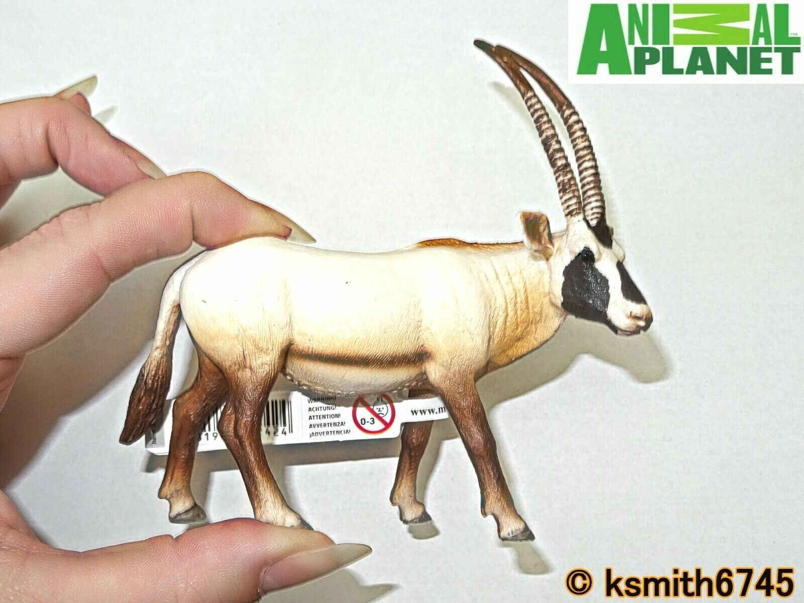 Mojo Animal Planet ORYX solid plastic toy wild zoo antelope NEW | eBay UK