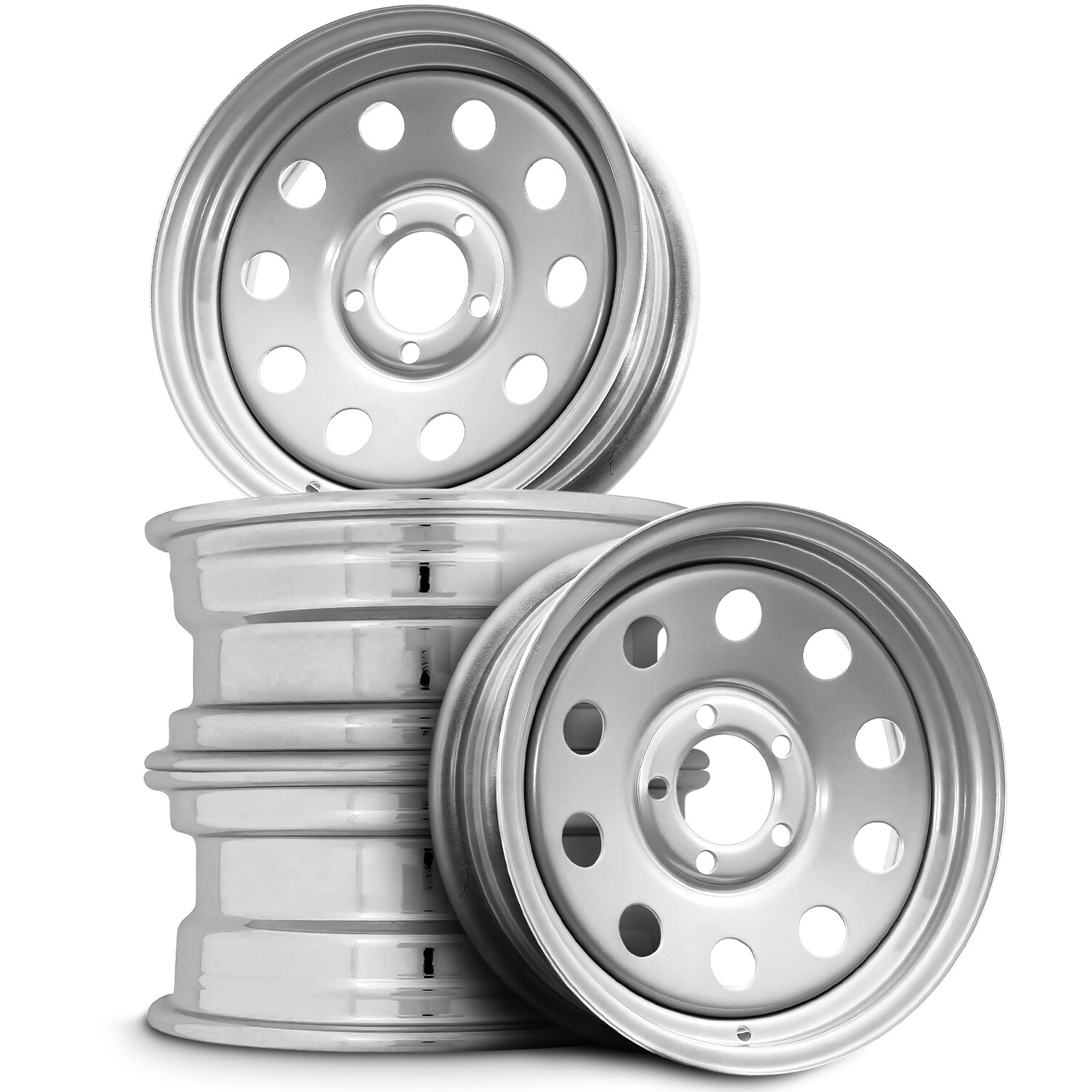 4 Wheels 16" Airloc Modular 16x6 8x165.1 Silver 0ET 1CB (WH 02733) | eBay