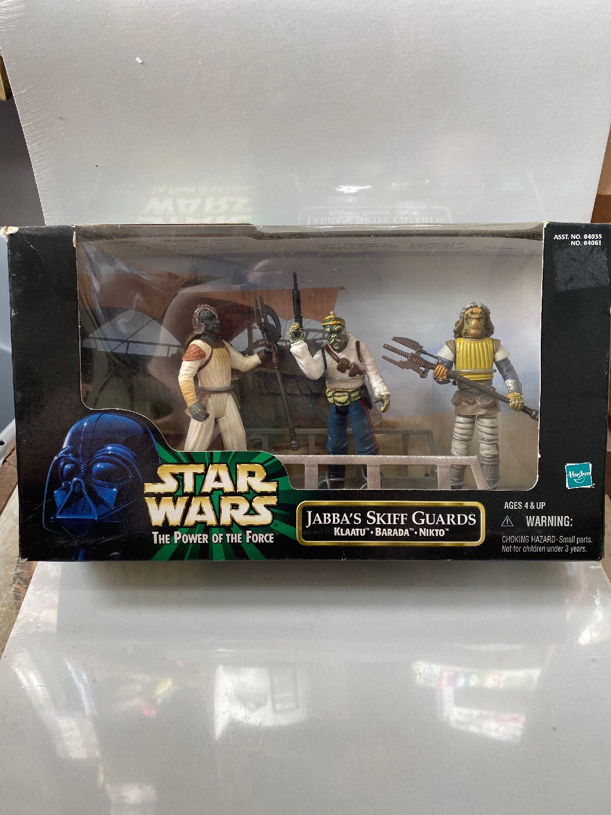 Retired Star Wars Trilogy JABBA the Hutt SKIFF GUARDS Klatu Barada 3 ...