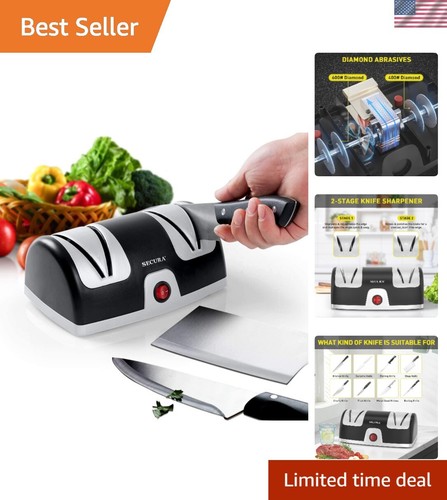 Precision 2-Stage Knife Sharpener - Professional Electric Sharpener in ...