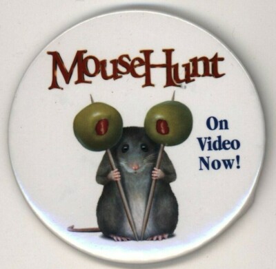 1998 Mouse Hunt Film 3" Pinback Button | eBay