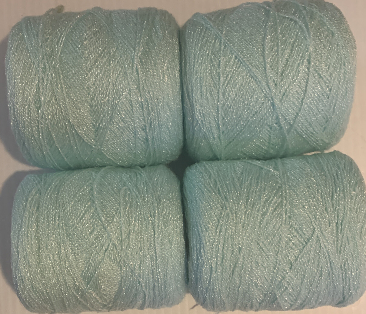 Cristal Lace yarn. Color 283. Acrylic/Rayon. 900 yards per ball. 1 lot ...