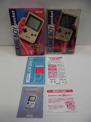 GB -- Game Boy Pocket Console Gold -- New!! Game Boy, JAPAN Game ...