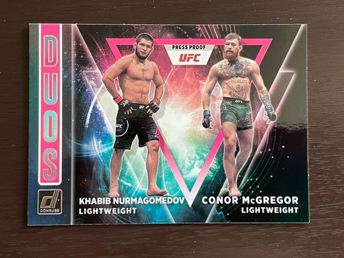 2022 Panini UFC Donruss Conor McGregor Khabib Pink Press Proof Duos #8 ...