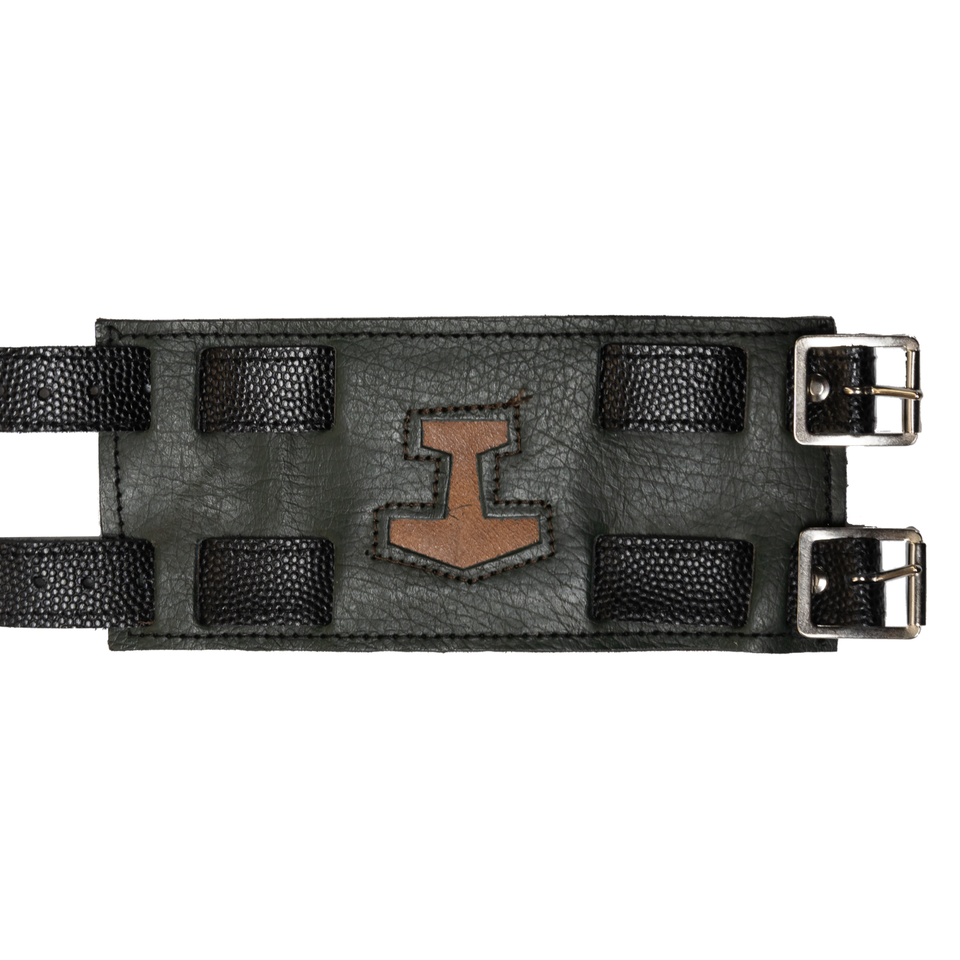 Thors Hammer Leather wristband bracelet cuff Protector Viking Mjolnir ...