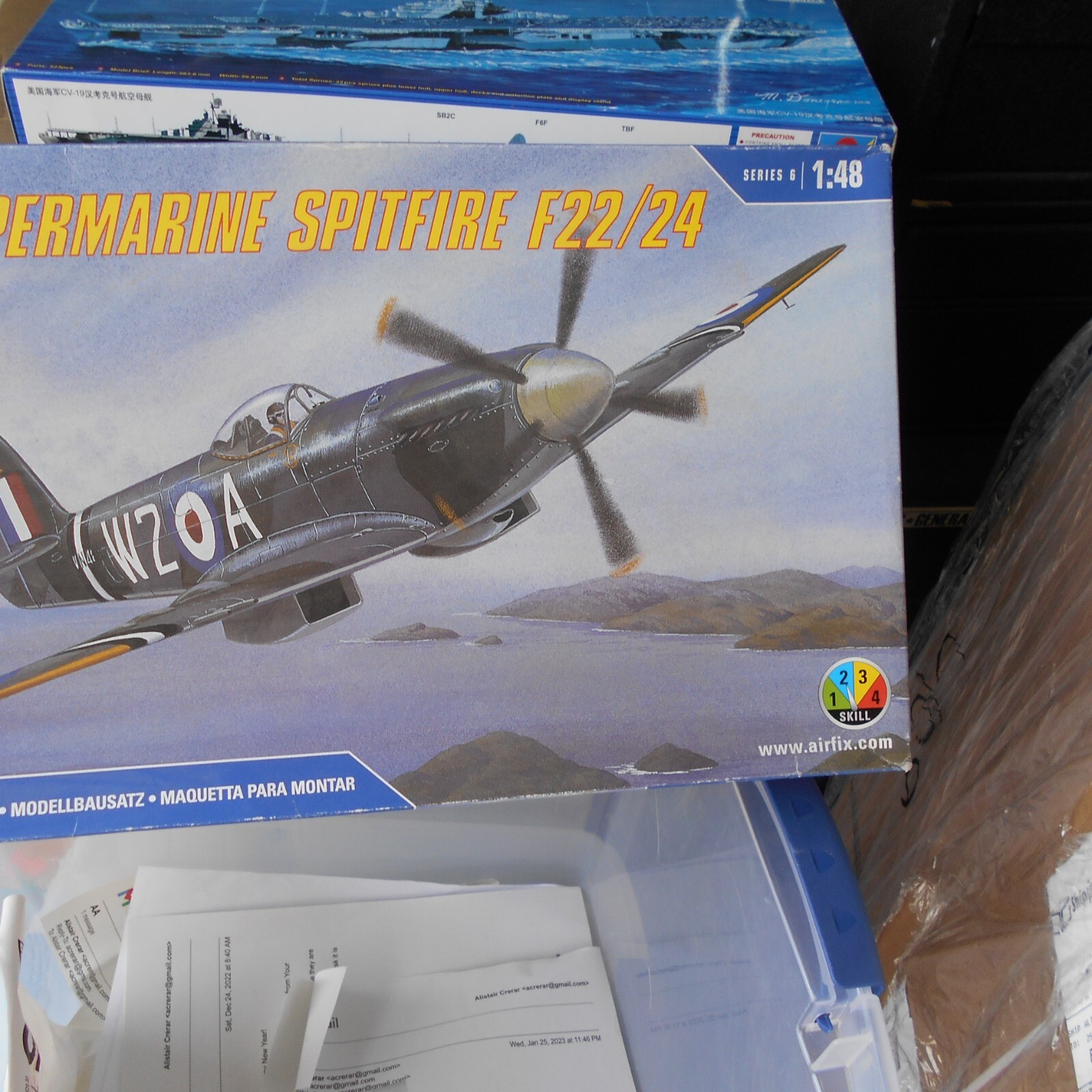 1/48 Airfix Supermarine Spitfire 22/24. Parts factory sealed. | eBay
