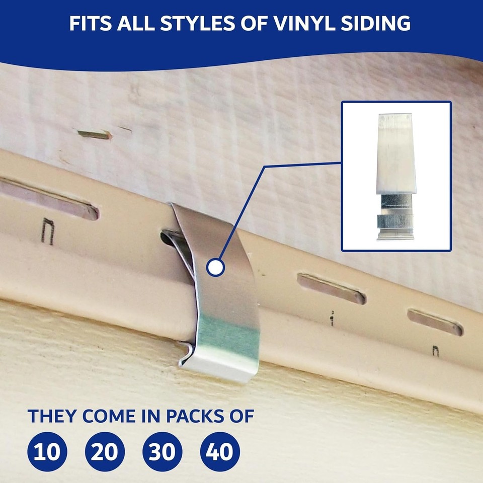 LOOSE SIDING FASTENERS Help Secure Loose Vinyl siding That Will not ...