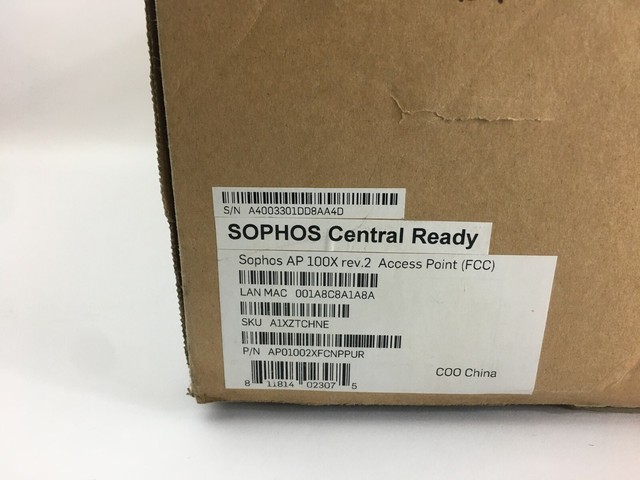 Sophos AP100X 1300Mbps Wireless Access Point - A1XZTCHNF for sale ...