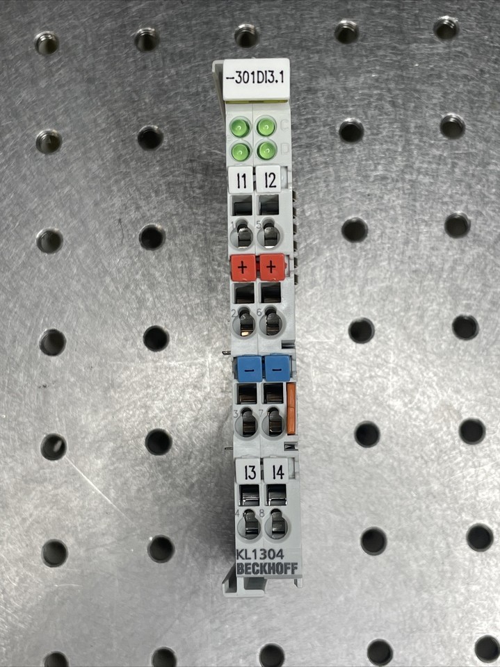 BECKHOFF KL1304 Bus Terminal, 4-channel digital input, 24 V DC, 3 ms ...
