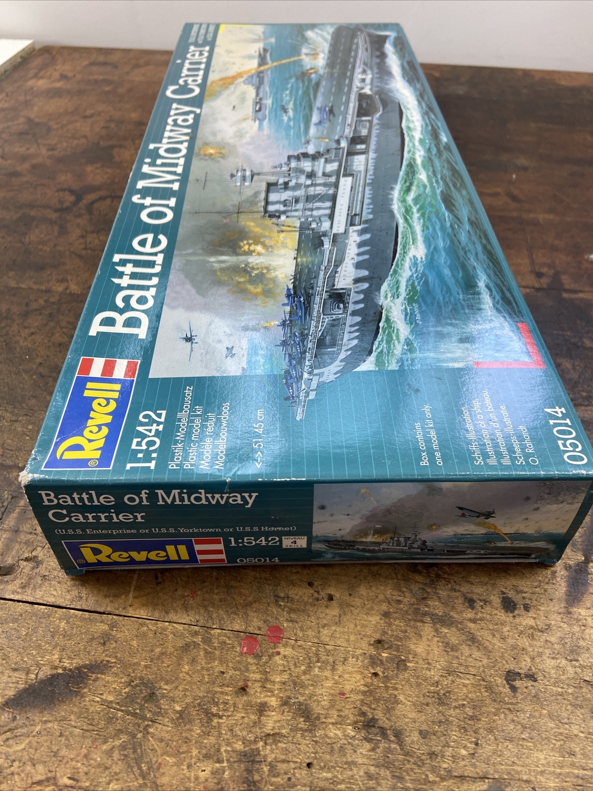 Battle of Midway Carrier U.S.S. Enterprise Revell 05014 1:542 NEW!! | eBay