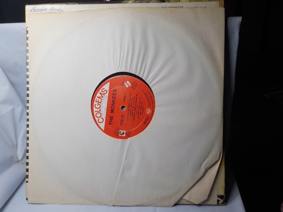 THE MONKEES Self Titled - Vinyl LP 1966 COM-101 MONO papa gene's blues ...