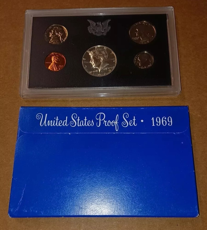 1969 US Proof 5 Coin Set w/ OGP | eBay