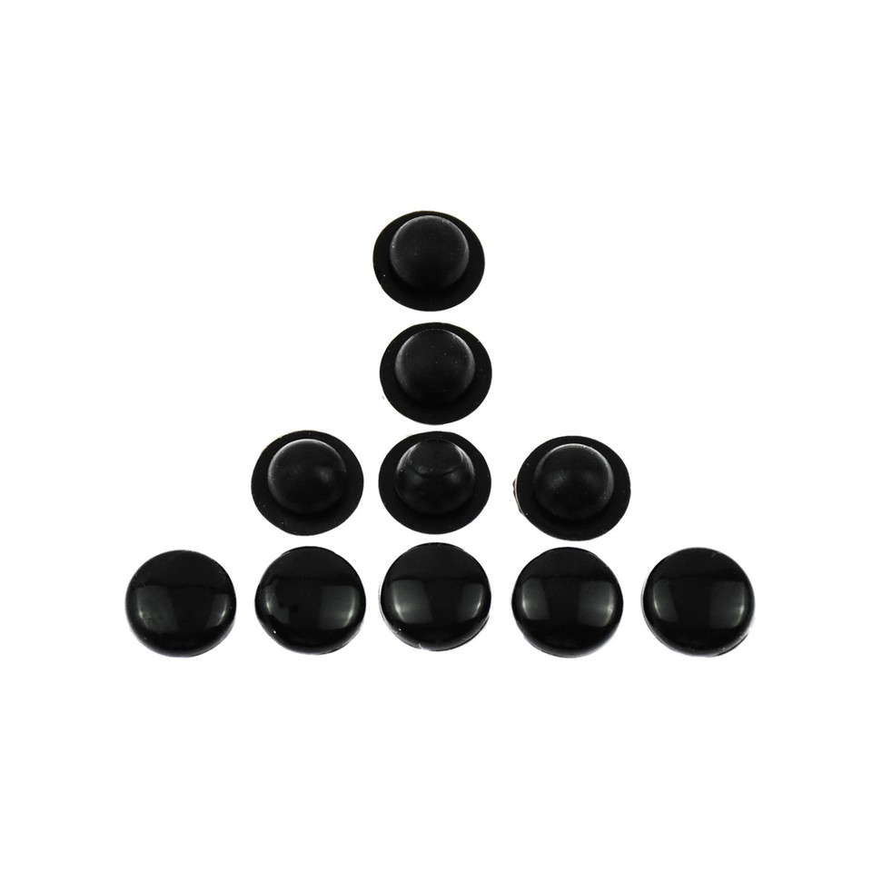 10pcs Foot Pegs Floorboards Rubber Insert Pads For Harley Touring ...