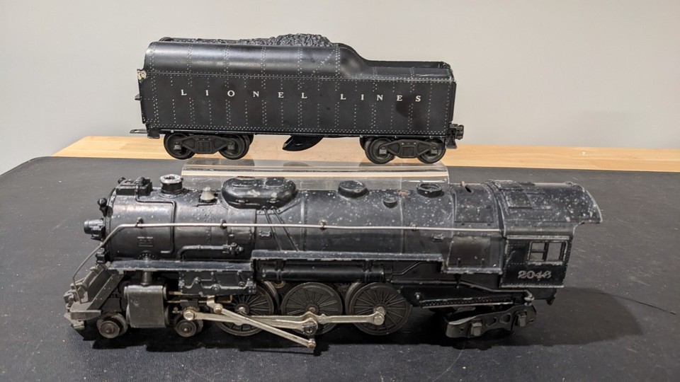 Lionel Postwar 2046 Hudson Locomotive and 2046W Whistle Tender - Tested ...