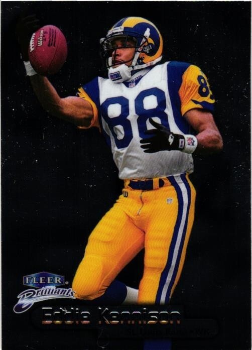 1998 Fleer Brilliants #62 Eddie Kennison LA Rams NrMt Free Shipping | eBay