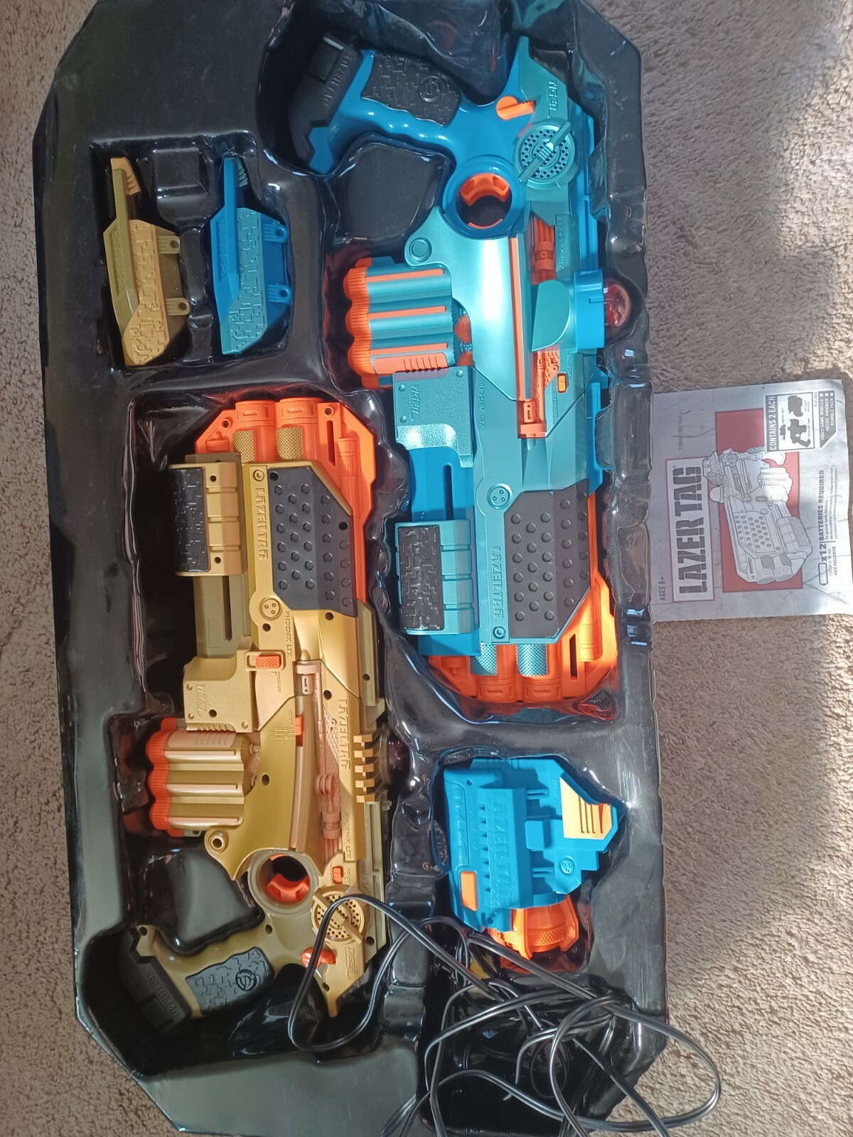Tiger Lazer Tag Multiplayer Battle System and Video Game 2008 Hasbro | eBay
