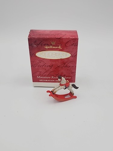 Hallmark Keepsake Miniature 2001 Rocking Horse Collector's Club | eBay