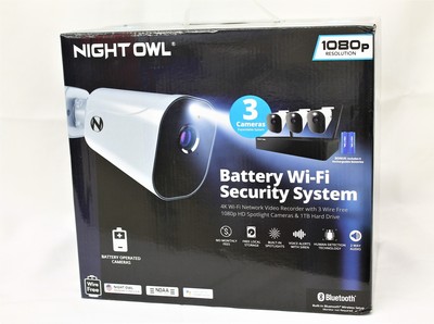 Night Owl Battery Wi-Fi Security System (3 Cameras) 816522024918 | eBay