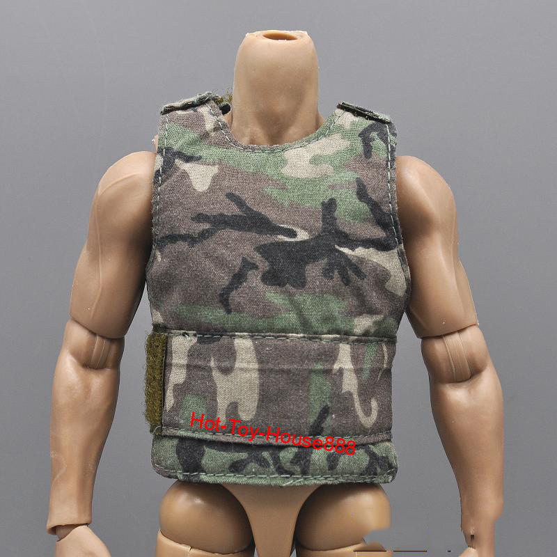 1/6 Scale Interceptor Green Vest Model for 12'' Action Figures Body ...