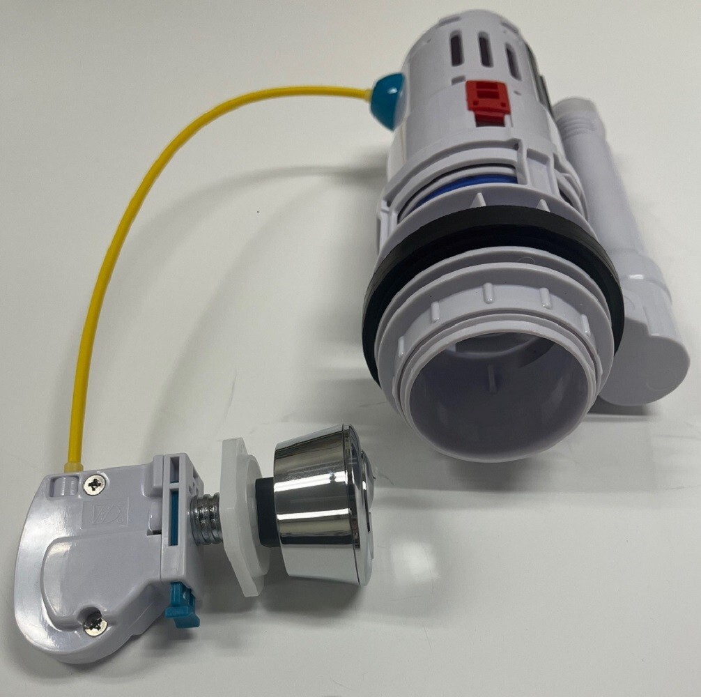 2.5 inch Dual Flush Valve with Cable Activated Flush Button for Two ...