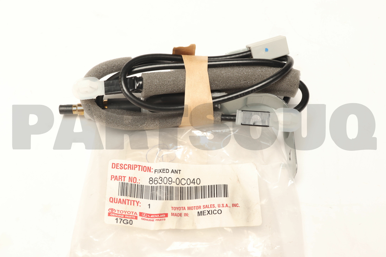 863090C040 Genuine Toyota POLE SUB-ASSY, PILLAR ANTENNA 86309-0C040 | eBay
