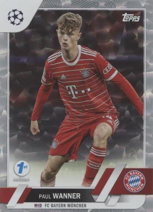 2022-23 Topps UEFA Club Competitions 1st Edition - Paul Wanner #174 Icy ...