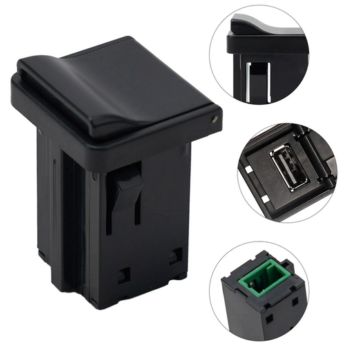 1x USB Auxiliary Input Adapter Port Charger 284H3-1FA0B For Nissan 370Z ...