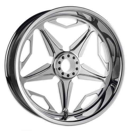 SpeedStar Chrome Wheel Set Revtech Performance Machine 17 x 6.5 * 19 x ...